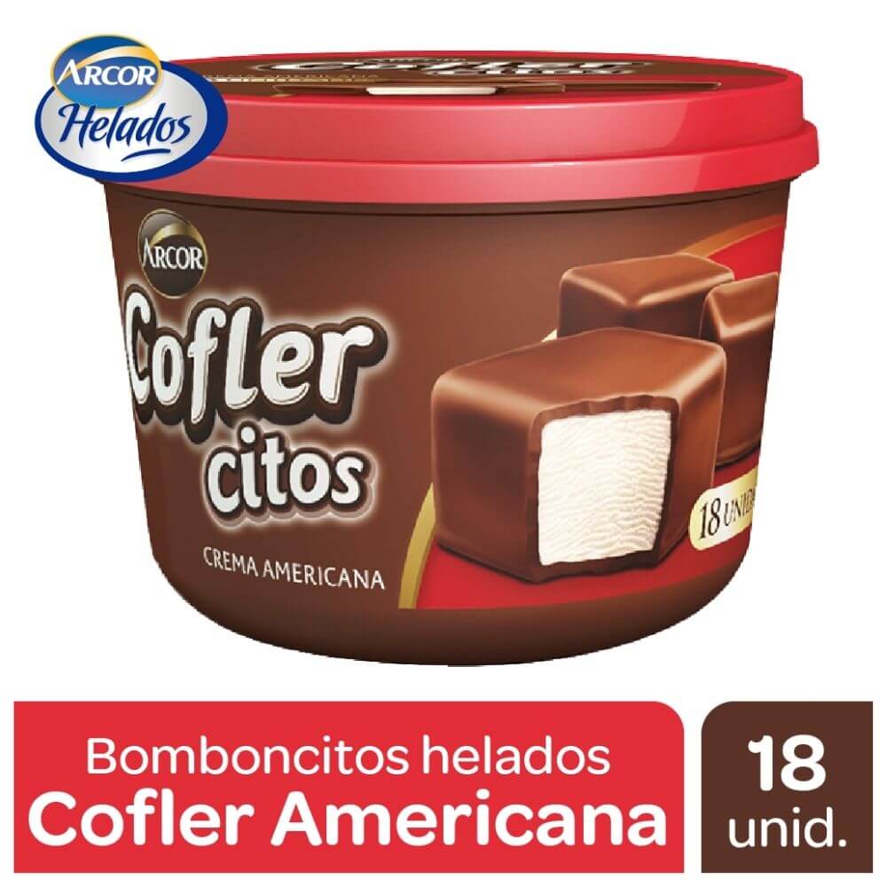Helado Bomboncitos Arcor Cofler 200 gr - arjosimarprod