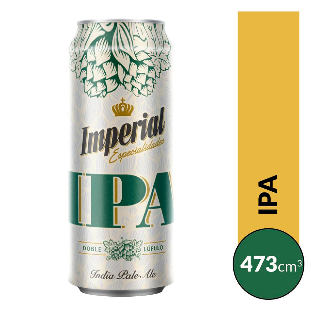 Cerveza Ipa Imperial 473 cc - arjosimarprod