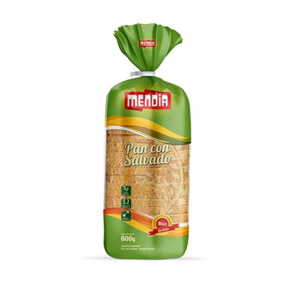 Pan Salvado Familiar Mendia 600 gr - arjosimarprod