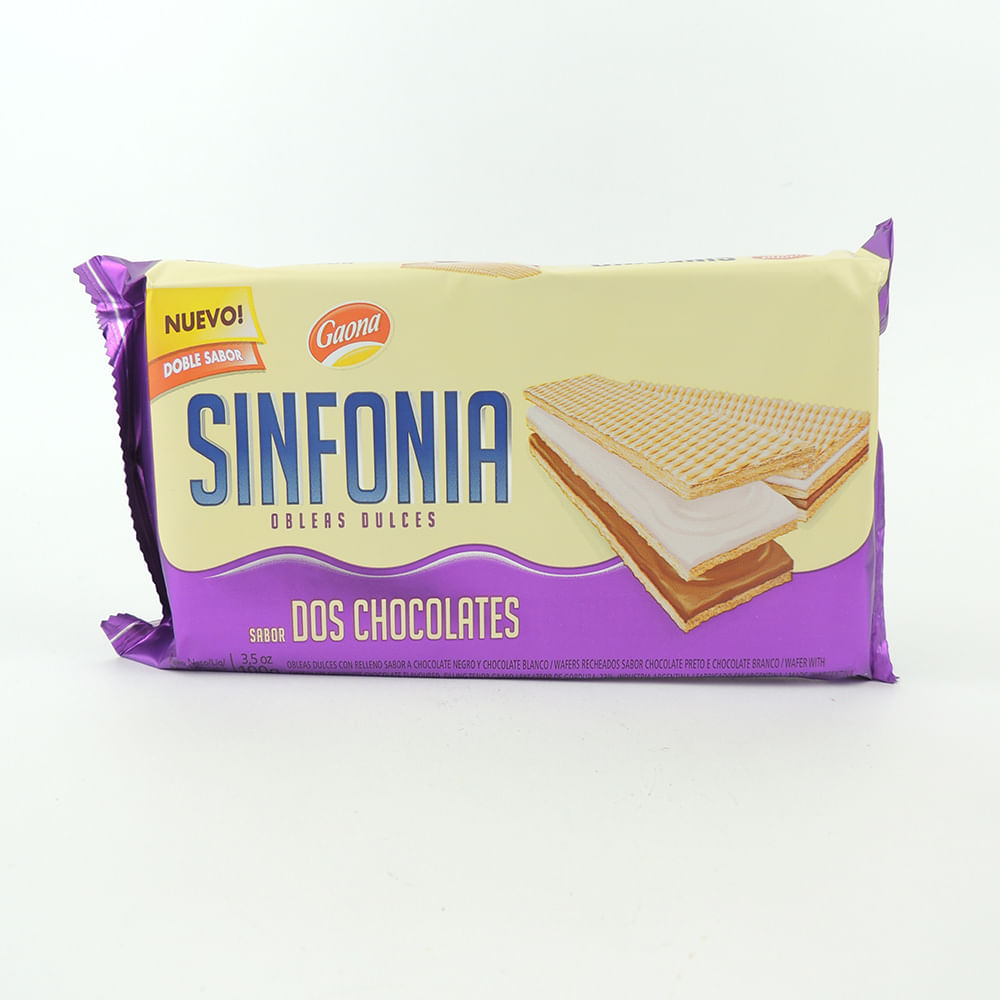 Galletita Sinfonia Duo Dos Chocolate Gaona 100 gr - arjosimarprod