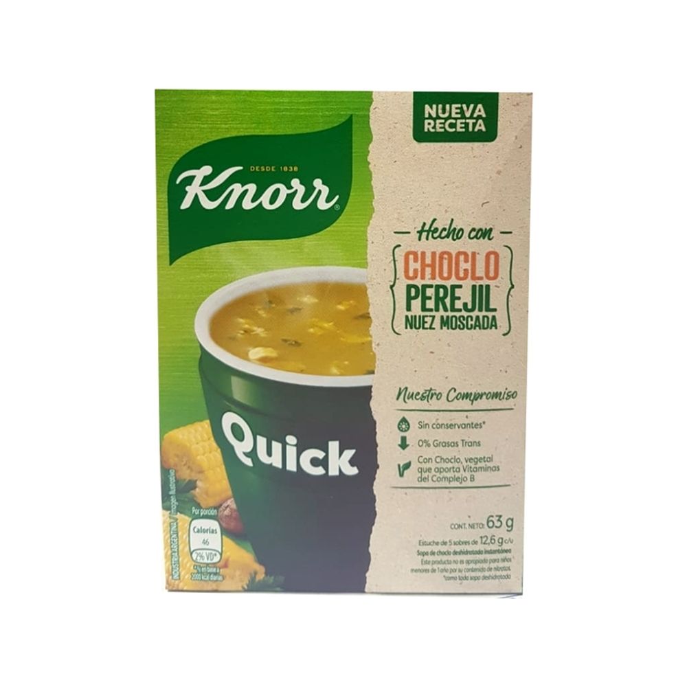 Sopa Quick Choclo Perejil Knorr 5U - arjosimarprod
