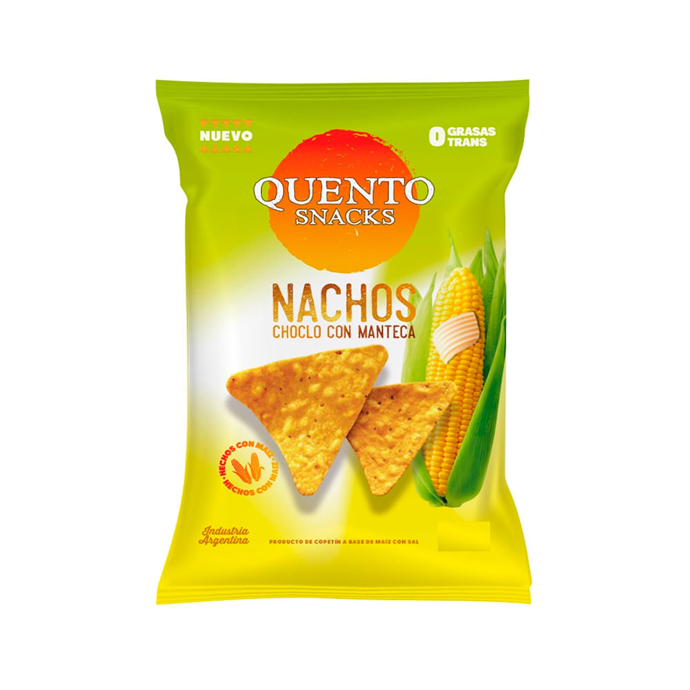 Nachos Sabor Manteca Quento 90 gr - arjosimarprod
