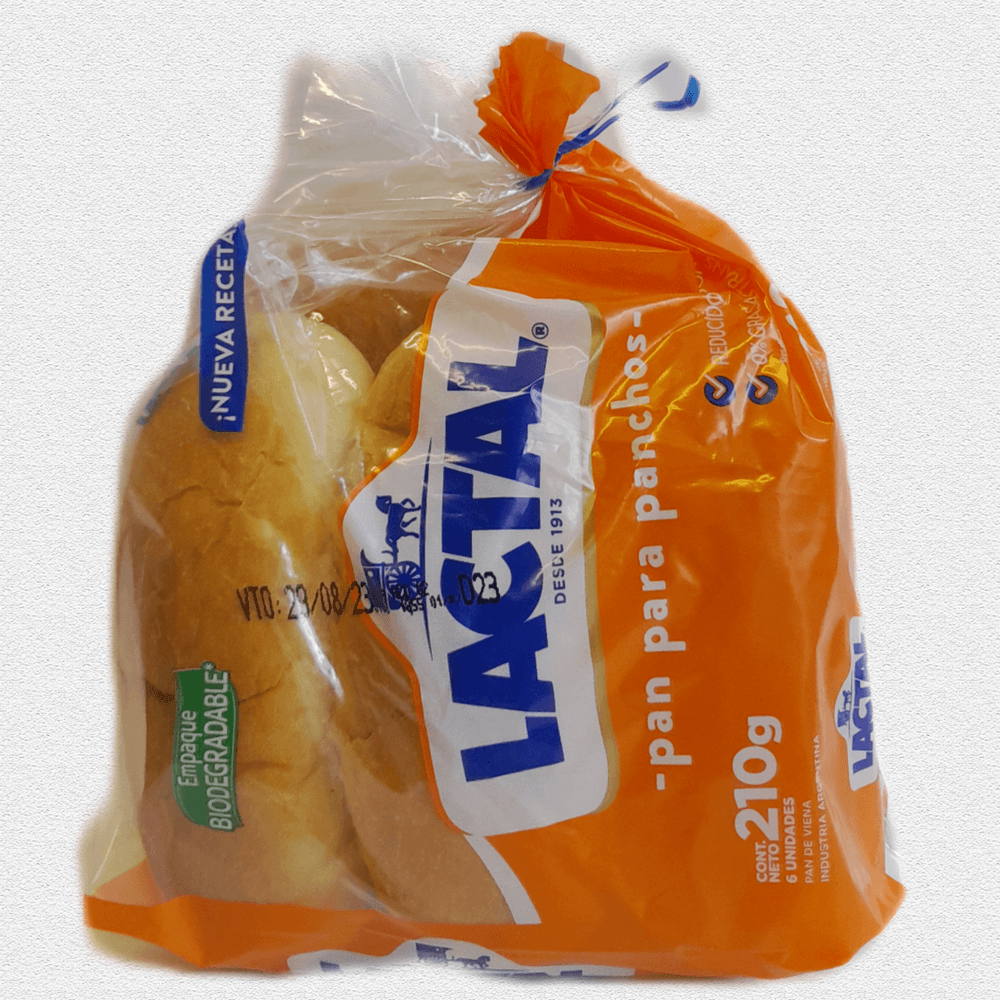Pan para Pancho Nueva Formula Lactal 210 gr - arjosimarprod