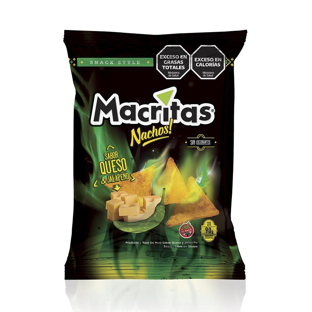 Nacho Queso-Jalapeño Macritas 90 gr - arjosimarprod