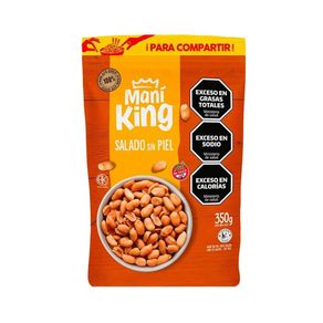 Mani Frito Pelado Salado sin TAC Mani King 350 gr Doy Pack - arjosimarprod