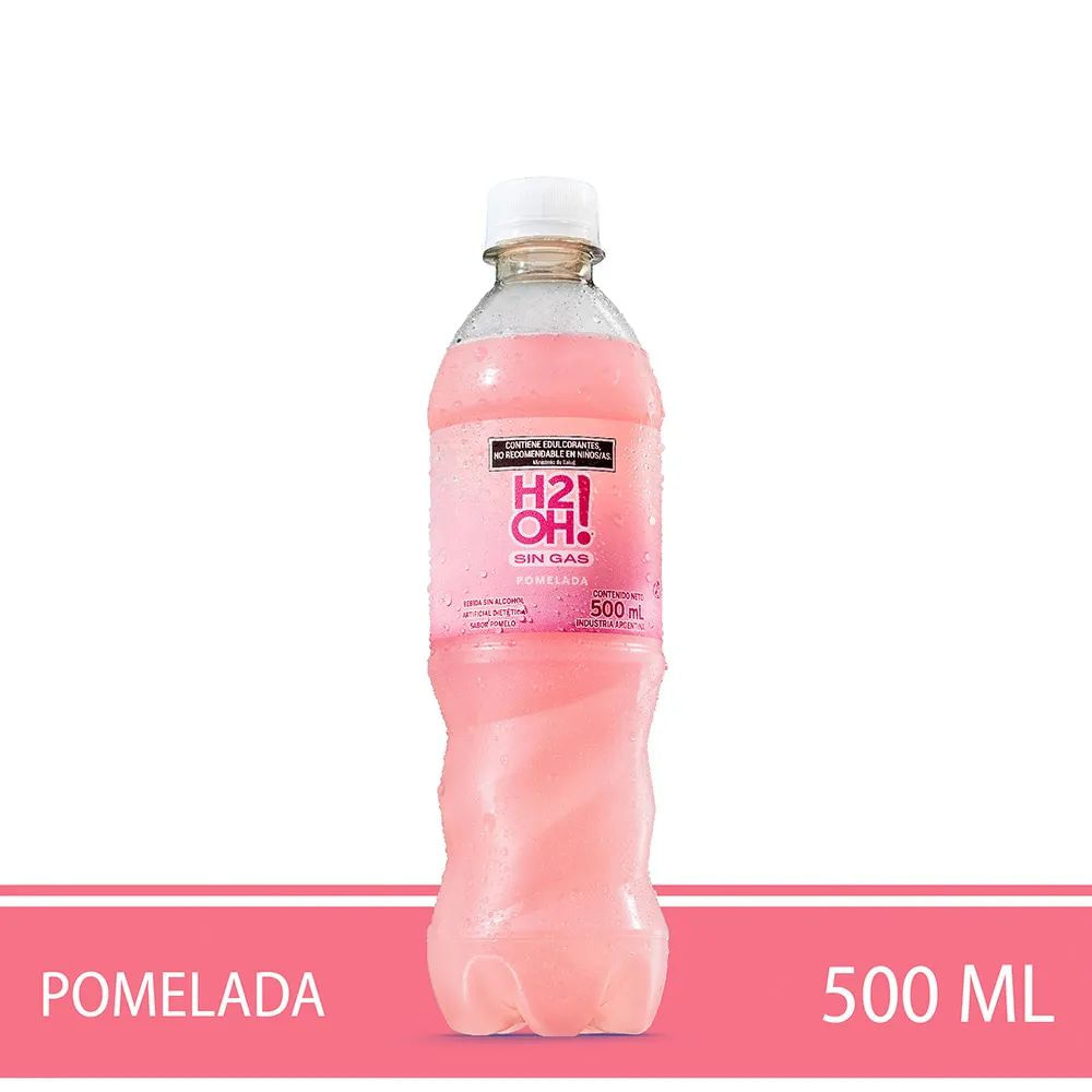 Agua Saborizada sin Gas Pomelo H2Oh 500 ml - arjosimarprod