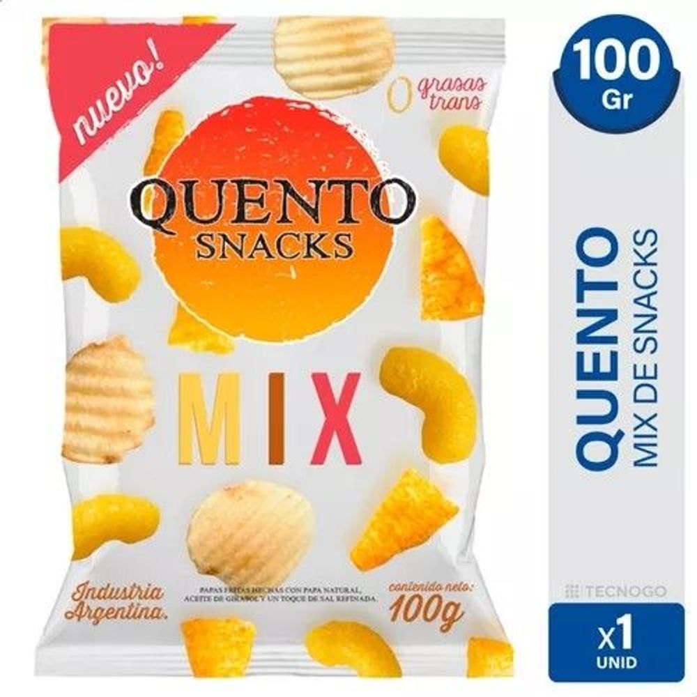 Snacks Mix Quento 100 gr - arjosimarprod